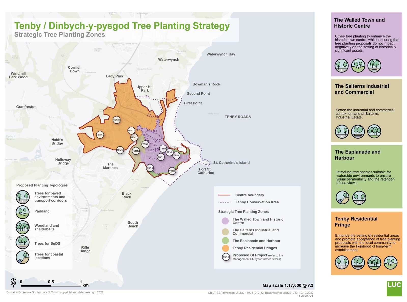 Tree Planting Zones and Sub-Principles for 11 Settlements ...