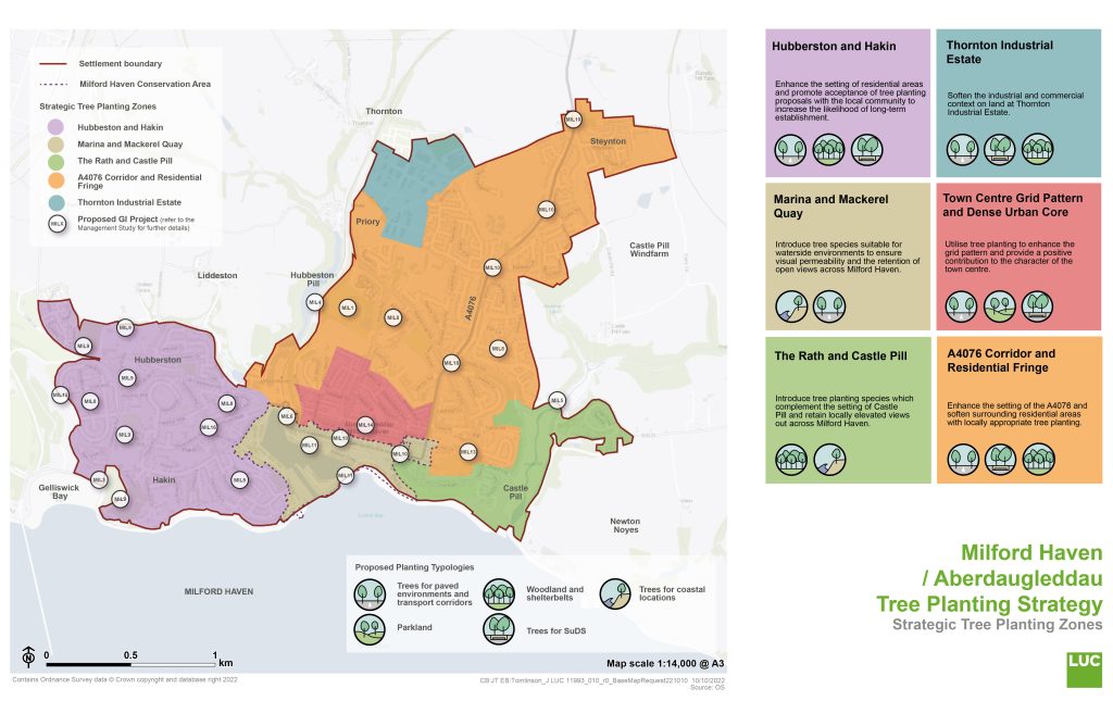 Tree Planting Zones and Sub-Principles for 11 Settlements ...
