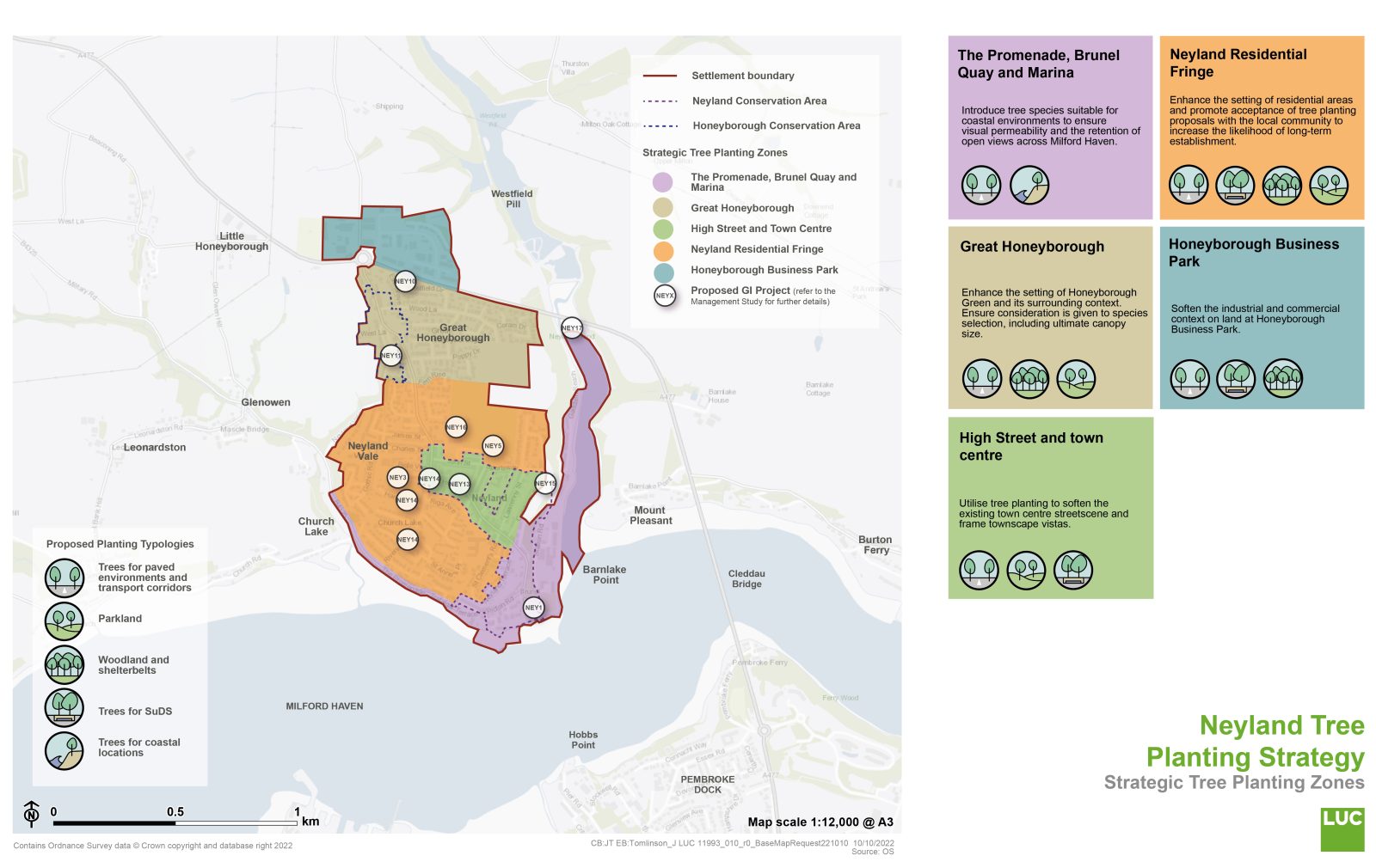 Tree Planting Zones and Sub-Principles for 11 Settlements ...