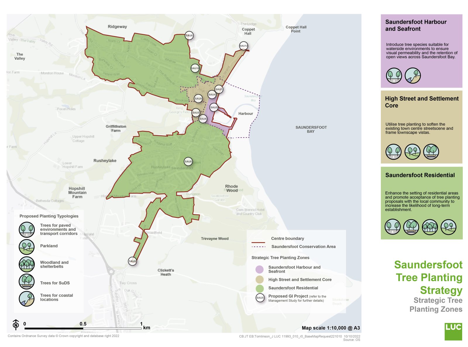 Tree Planting Zones and Sub-Principles for 11 Settlements ...