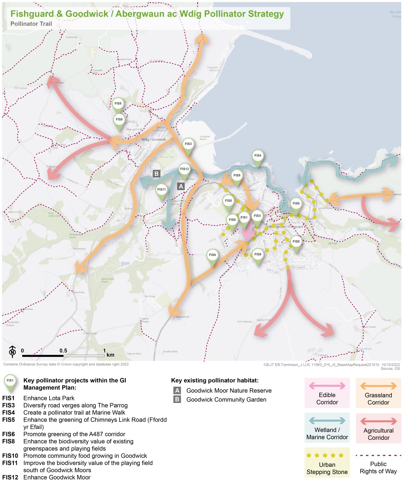Pollinator Trails for 11 Settlements - Pembrokeshire Coast National Park